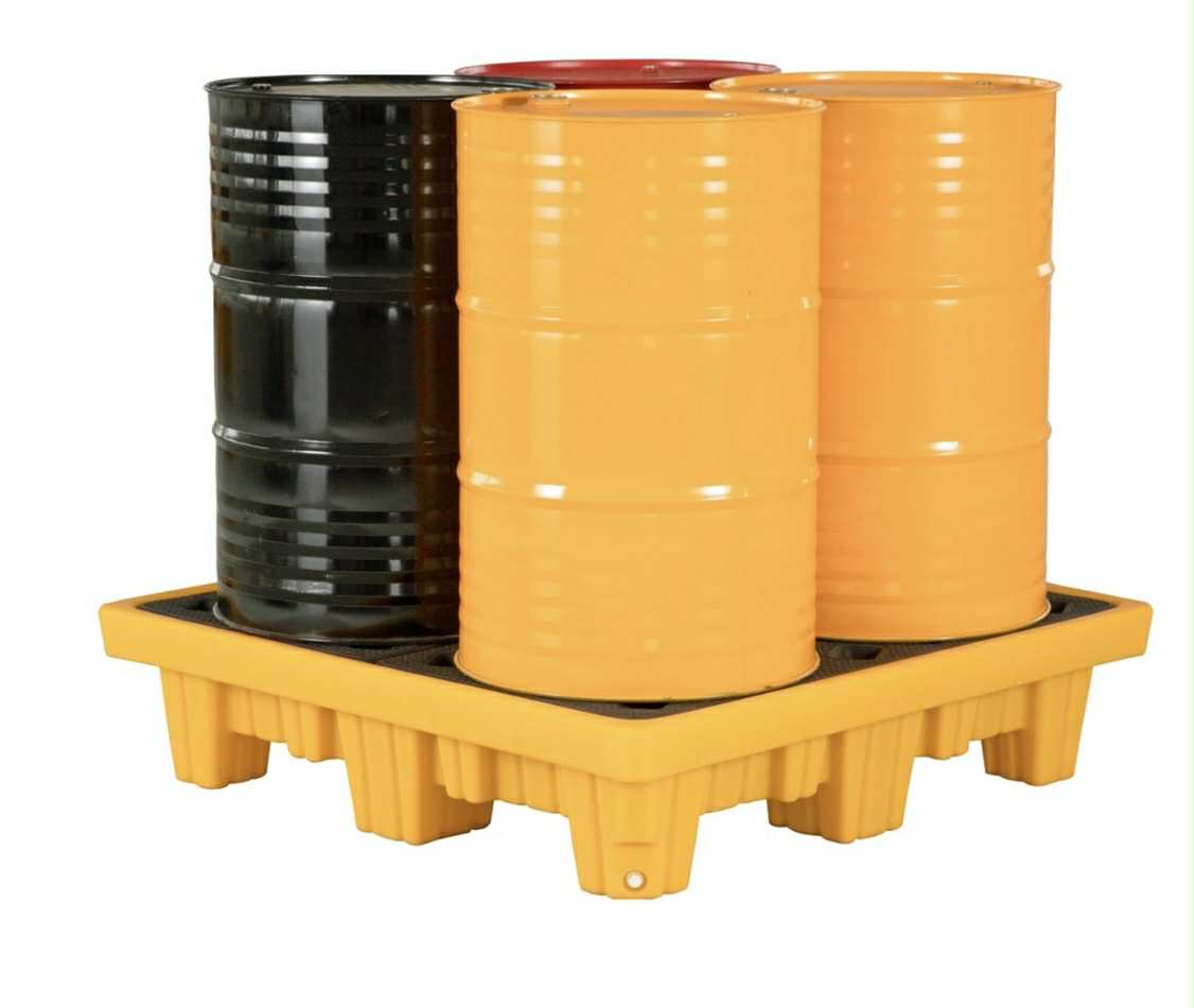 4 Drum Spill Containment Pallet